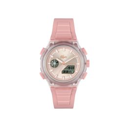 Digitaluhr Lacoste "LC33", rosa, pink, Armbanduhren, Damen, Digitaluhr, Quarzuhr, Armbanduhr, Damenuhr, Herrenuhr, Silikonarmband, analog