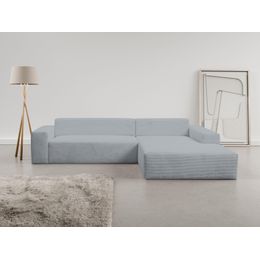 Ecksofa WERK2 "Zeus-XL, B/T: 311/210 cm, Mega-Sofa mit gro&szlig;er Sitztiefe, modern", grau, B:311cm H:70cm T:210cm, 90% Polyester, 10% Nylon, Sofas, Ecksofa, Curvy Trend Garnitur mit urbaner Optik, bequem, Big-Sofa, L-Form