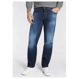 Regular-fit-Jeans MAC "Rick", Herren, Gr. 32, L&auml;nge 30, dunkelblau authenic 3d use, Denim/Jeans, Obermaterial: 99% Baumwolle, 1% Elasthan, unifarben, regular fit kn&ouml;chellang, Jeans, im Five-Pocket Style
