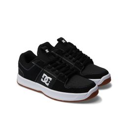 Schn&uuml;rschuh DC Shoes "Lynx Zero", Herren, Gr. 10,5 (44), schwarz-wei&szlig; (schwarz, schwarz, wei&szlig;), Obermaterial:50.51% Leder, 39.8% Synthetikmaterial, 9.69% Microfaser;, Schuhe Schn&uuml;rschuh