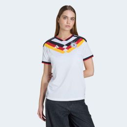 Fu&szlig;balltrikot adidas Performance "DEUTSCHLAND 26 HEIMTRIKOT", Herren, Gr. L, wei&szlig;, Obermaterial: 100% Polyester, Rundhals, Trikots Fu&szlig;balltrikot, mit Climacool Technologie, Doppelstrick-Konstruktion