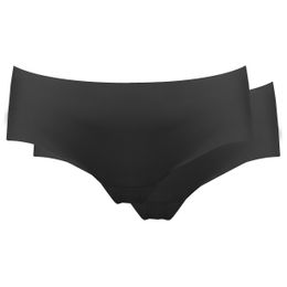 Slip MAGIC BODYFASHION "Dream Invisibles", Damen, Gr. M, schwarz, Microfaser, Obermaterial: 80% Polyamid, 20% Elasthan, k&ouml;rpernah, Unterhosen Slip, Nahtloses Finish mit lasergeschnittenen Kanten