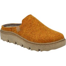 Hausschuh Josef Seibel "Carmaux 01, orange", Damen, Gr. 39, orange, Obermaterial: 100% Textilmaterial TEXMAT., Schuhe Hausschuh