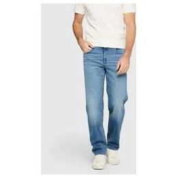 Regular-fit-Jeans MAC "Rick", Herren, Gr. 32, L&auml;nge 32, vintage summer blau, Denim/Jeans, Obermaterial: 99% Baumwolle, 1% Elasthan, regular fit kn&ouml;chellang, Jeans, im Five-Pocket Style