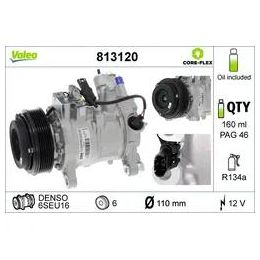 Valeo Kompressor, Klimaanlage 813120 f&uuml;r BMW (BRILLIANCE)