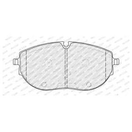 Ferodo Bremsbelagsatz, Scheibenbremse fdb5338 f&uuml;r VW