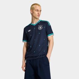 Fu&szlig;balltrikot adidas Performance "DEUTSCHLAND 26 AUSW&Auml;RTSTRIKOT", Herren, Gr. S, collegiate navy, Obermaterial: 100% Polyester, V-Ausschnitt, Trikots Fu&szlig;balltrikot, mit Climacool Technologie, V-Ausschnitt, mit geripptem Bund