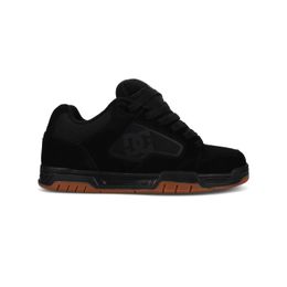 Schn&uuml;rschuh DC Shoes "DC Coiler", Herren, Gr. 10,5 (44), schwarz (schwarz, gum), Obermaterial:42.52% Leder, 34.74% Synthetikmaterial, 22.74% Microfaser;, Schuhe Schn&uuml;rschuh