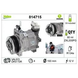 Valeo Kompressor, Klimaanlage 814715 f&uuml;r SUBARU
