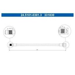 ATE 24510103013 f&uuml;r MERCEDES-BENZ