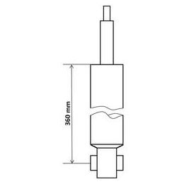 KYB Sto&szlig;d&auml;mpfer 3440038 Hinterachse f&uuml;r SEAT