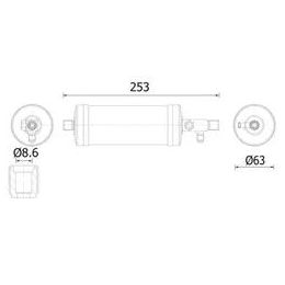 Mahle Trockner, Klimaanlage ad323000s