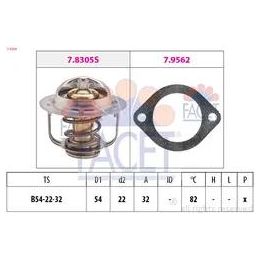 FACET Thermostat, K&uuml;hlmittel 78306 f&uuml;r OPEL