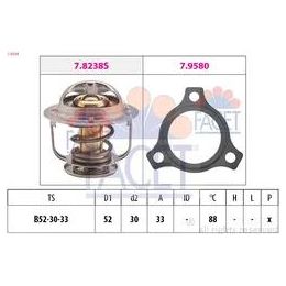 FACET Thermostat, K&uuml;hlmittel 78238 f&uuml;r TOYOTA