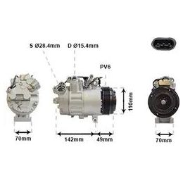 Van Wezel Kompressor, Klimaanlage 0600k387 f&uuml;r BMW