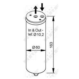 NRF Trockner, Klimaanlage 33023 f&uuml;r HONDA