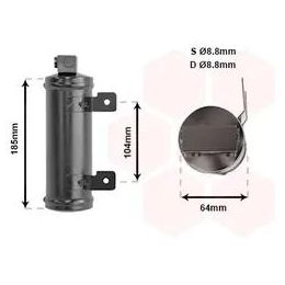 Van Wezel Trockner, Klimaanlage 3700d282 f&uuml;r OPEL