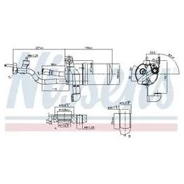 NISSENS Trockner, Klimaanlage 95449 f&uuml;r FORD