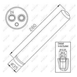NRF Trockner, Klimaanlage 33302 f&uuml;r MAZDA