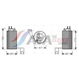 AVA QUALITY COOLING Trockner, Klimaanlage crd084 f&uuml;r CHRYSLER