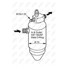 NRF Trockner, Klimaanlage 33345 f&uuml;r PEUGEOT