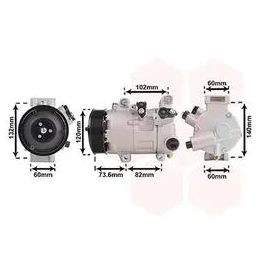 Van Wezel Kompressor, Klimaanlage 5300k610 f&uuml;r TOYOTA
