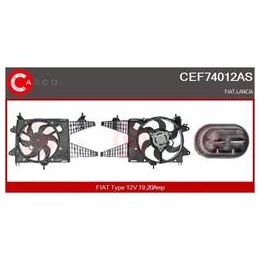 Casco Elektromotor, K&uuml;hlerl&uuml;fter cef74012as f&uuml;r FIAT