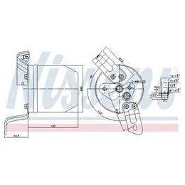 NISSENS Trockner, Klimaanlage 95004 f&uuml;r ALPINA