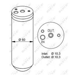 NRF Trockner, Klimaanlage 33293 f&uuml;r MERCEDES-BENZ