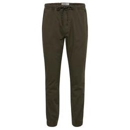 Chinohose Blend "BHNimbu", Herren, Gr. XXL, US-Gr&ouml;&szlig;en, forest night, Web, 97% Baumwolle, 3% Elasthan, unifarben, regular fit kn&ouml;chellang, Hosen Chinohose, Stoffhose mit elastischem Bund und geradem Beim - Baggy Fit