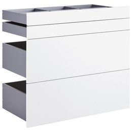 Hom&acute;in Hom`in Schubladenset, Wei&szlig;, Holzwerkstoff, 4-teilig, 90.9x82x46.8 cm, Schlafzimmer, Kleiderschr&auml;nke, Schrankzubeh&ouml;r, Schubladen