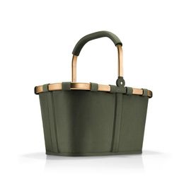 Reisenthel Einkaufstasche Carrybag urban forest gold, Waldgr&uuml;n, Textil, 22 L, 48x29x28 cm, gro&szlig;es Hauptfach, Freizeit, Koffer & Taschen, Einkaufstaschen