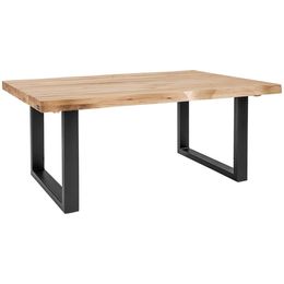 Landscape Couchtisch, Eiche, Holz, Wildeiche, massiv, rechteckig, U-Form, 75x45x110 cm, Wohnzimmer, Wohnzimmertische, Couchtische