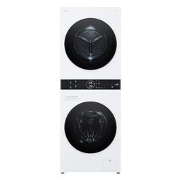 LG WashTower Wei&szlig; (Waschmaschine: EEK A, 12kg, 1350 U./Min.; Trockner: EEK C, 10kg) Waschmaschine & Trockner in einem Ger&auml;t I WT1210WWF WT1210WWF