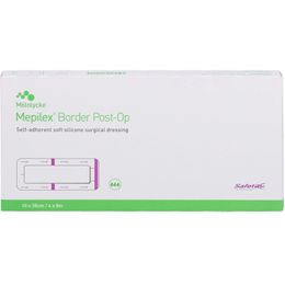 Mepilex Border Post-OP Verband haftend 10x20 cm 5 St