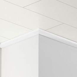PARADOR Deckenleiste 3 Dekor Weiss Hochglanz g&uuml;nstig