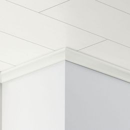 PARADOR Deckenleiste 2 Dekor Seidenmatt Weiss g&uuml;nstig