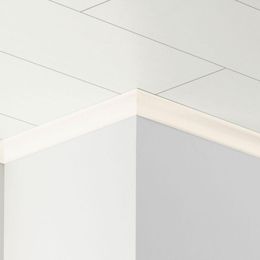 PARADOR Hohlkehlleiste Dekor Seidenmatt Weiss g&uuml;nstig