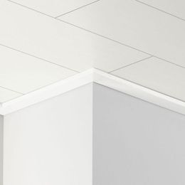 PARADOR Deckenleiste 3 Dekor Esche Wei&szlig; gl&auml;nzend g&uuml;nstig