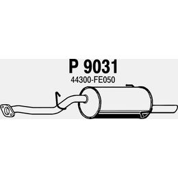 VEGAZ Endschalld&auml;mpfer sas54 hinten f&uuml;r Subaru