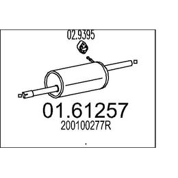 MTS MARKENTECHNIKSERVICEGMBH & CO. KG MTS Endschalld&auml;mpfer 0161257 f&uuml;r DACIA