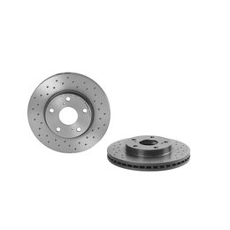 Brembo Bremsscheibe XTRA LINE 09.A865.1X 273mm 26mm f&uuml;r TOYOTA