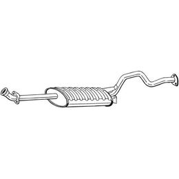 BOSAL Mittelschalld&auml;mpfer 282891 f&uuml;r MITSUBISHI