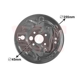 Van Wezel Spritzblech, Bremsscheibe 7620374 Hinterachse rechts f&uuml;r SKODA