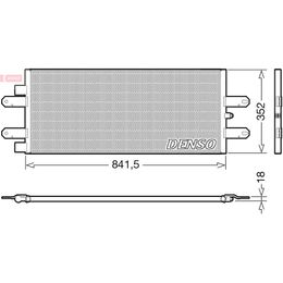 DENSO Kondensator, Klimaanlage dcn99053