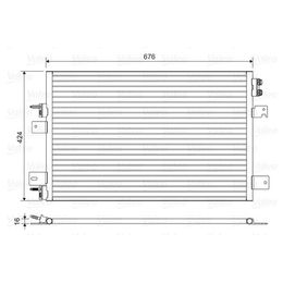 Valeo Kondensator, Klimaanlage 814492 f&uuml;r DODGE CHRYSLER (BBDC) JEEP