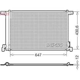 DENSO Kondensator, Klimaanlage dcn02050 f&uuml;r VW AUDI