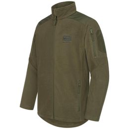 Mauser Silent Fleece Jacke oliv, Gr&ouml;&szlig;e S