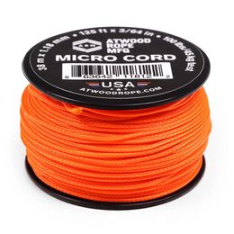 Micro Cord 1.18 mm - 38 Meter neon orange