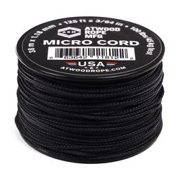 Micro Cord 1.18 mm - 38 Meter schwarz